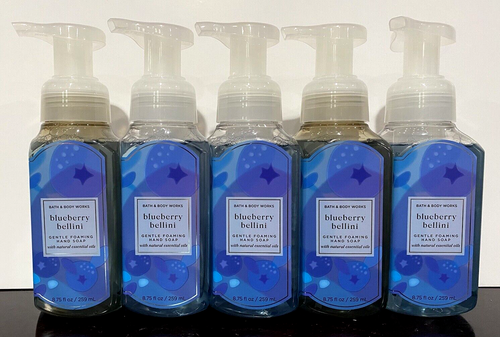 Bath & Body Works BLUEBERRY BELLINI 8.75 oz. Gentle Foaming Hand Soap ...