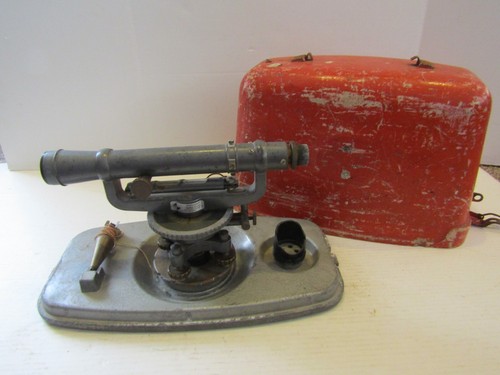 VINTAGE INSTRUMENT SALES CORP TRANSIT SURVEYING TOOL SCOPE PLUMB BOB ...
