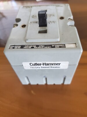 Cutler-Hammer Molded Case Circuit Breaker AQB-A50 - 20 Amp | eBay
