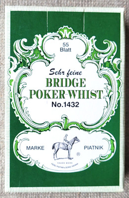 Bridge Poker Whist Playing cards deck Complete Piatnik N 1432 Poland ...