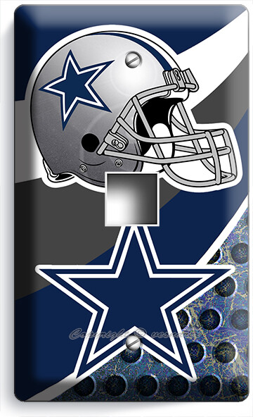 DALLAS COWBOYS FOOTBALL TEAM SWITCH OUTLET WALL PLATES MAN CAVE GAME ...