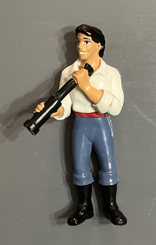 Disney The Little Mermaid Prince Eric Telescope 3.5" Tall Toy Figure ...