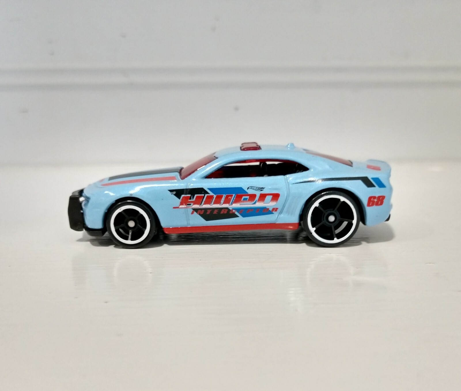 Loose Hot Wheels Light Blue '10 Camaro SS HW Rescue HWPD Interceptor 1: ...