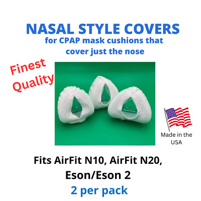 AirFit N10, N20, & Eson/Eson2 Mask Cushion Seal Covers/Liners, Nasal ...