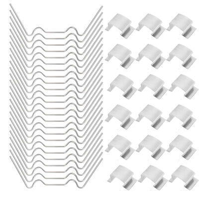 Set of Greenhouse Glazing Clips Window Glazing Clips (100 W Clips + 50 ...