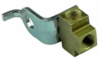 Brake Line Tee For 3/16" Tube w/ Mounting Bracket Inverted Flare 3/8 ...