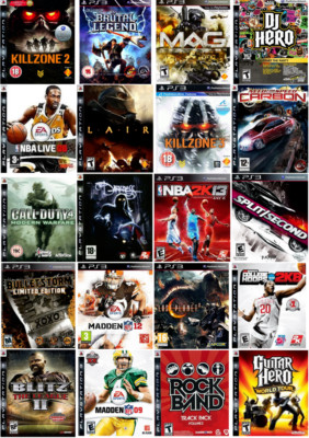 Lot of various PS3 games, select one or combine with others | eBay