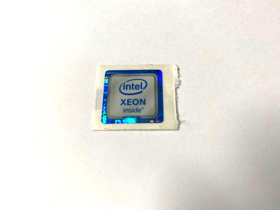 Intel Xeon Inside Sticker Case Badge Decal 18x18mm Skylake - USA - | eBay