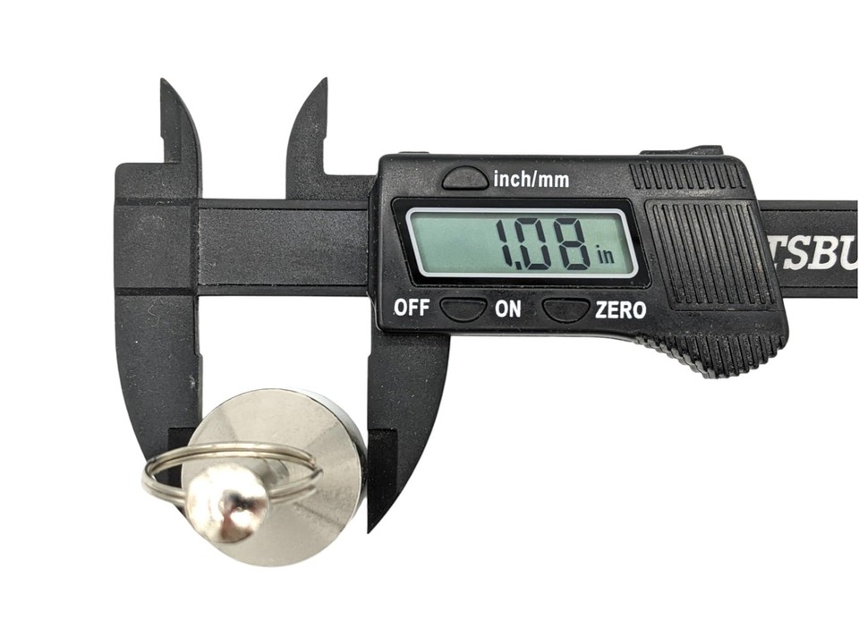 Extra-Large N52 Keychain Magnet Tester for Gold, Silver, Jewelry ...
