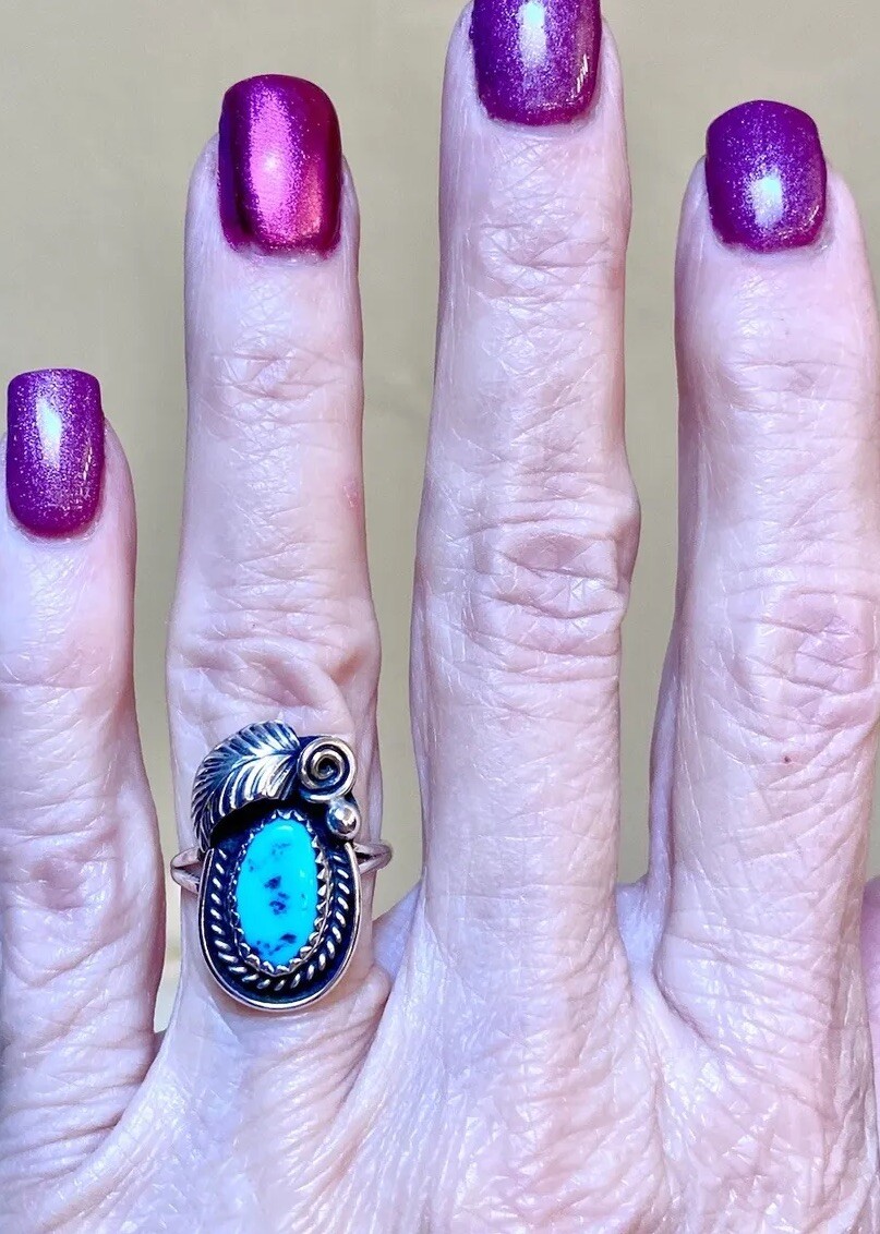 VERY PRETTY Native American, Navajo Sterling Silver &… - Gem