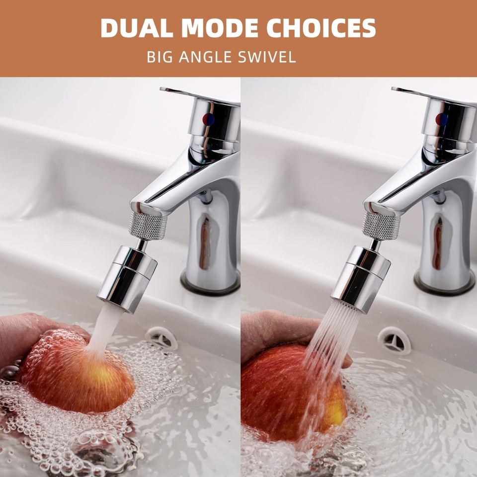 NSF Certified Dual-function Female Faucet Aerator, Big Angle Rotate ...