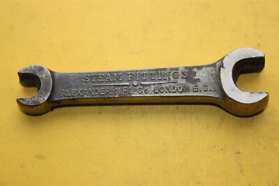 ALEXANDER STEAM ENGINE FITTINGS VINTAGE RARE UNUSUAL SPANNER WRENCH ...