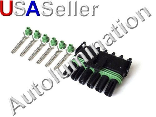 GM Mallory Ignition Coil Connector Harness 12015799 Delphi Weatherpack ...