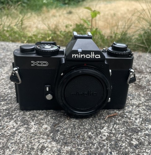 Minolta XD Black SLR Film Camera Working Shutter, Self-Timer, Beautiful ...