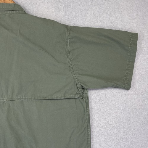 511 Tactical Shirt Mens XL Green Utility Button Up Pockets Canvas ...