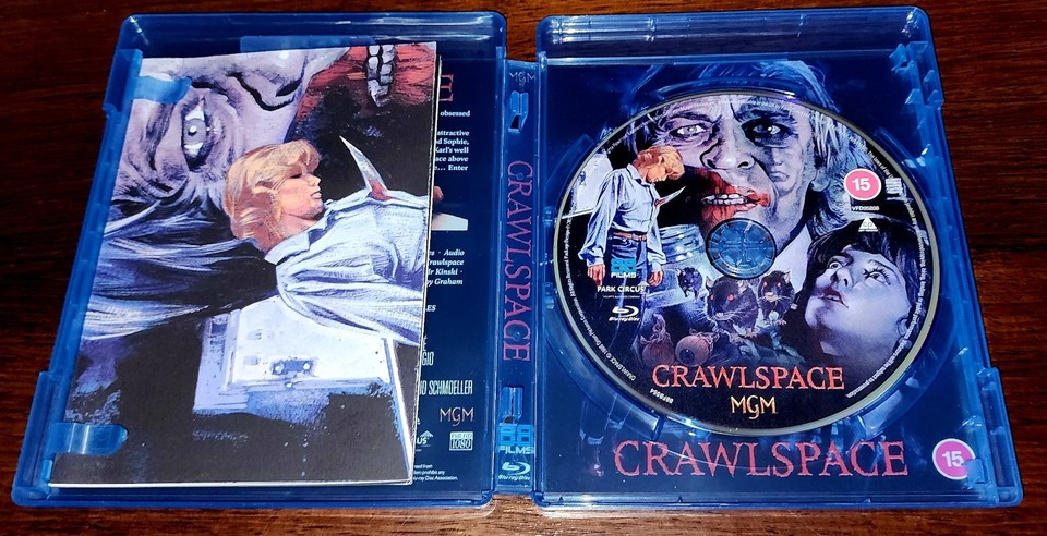 Crawlspace Blu Ray Region B 88Films w/OOP Slipcover Klaus Kinski Empire ...