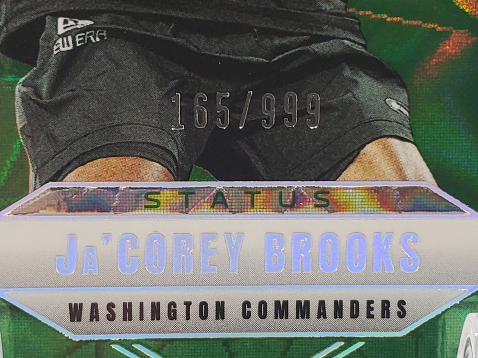 Ja'Corey Brooks RC #d /999 - 2025 Donruss Elite - Green Explosion Status #157 | eBay