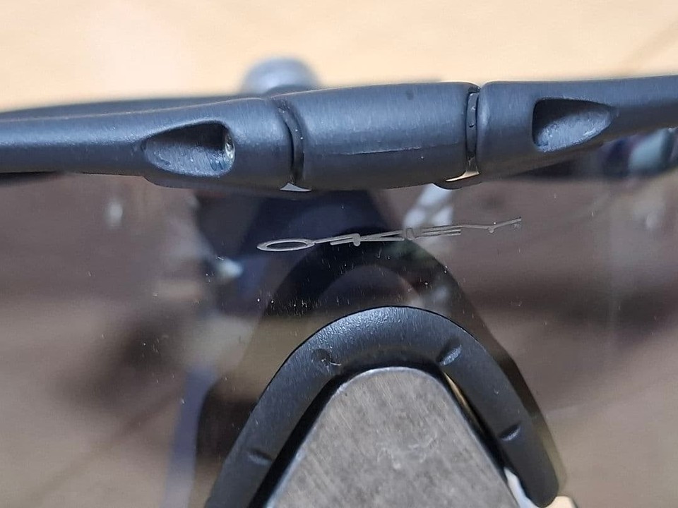 Oakley MAG M-Flame Sunglasses 90s Magnesium Frame Black Used Authentic ...