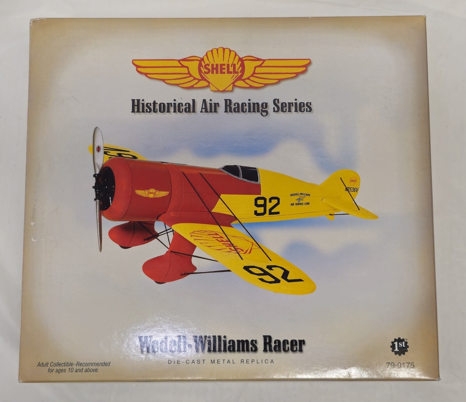 First Gear Shell Historical Air Racing Series Wedell-Williams Racer #92 ...