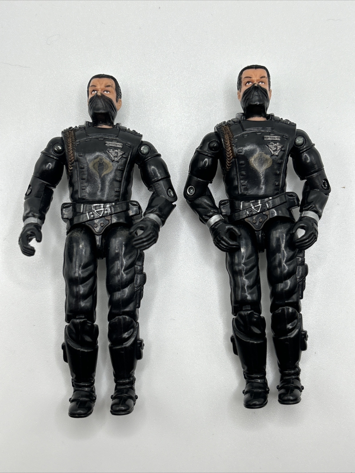 Crimson Shadow Guard G.I. Joe Hasbro 2003 4" Figures (lot Of 2) Loose ...