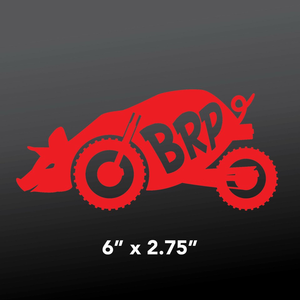 XR650 Big Red Pig decal sticker funny *RED Honda | eBay