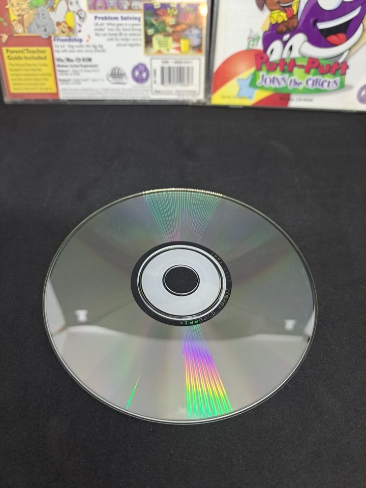 Putt-Putt Joins the Circus PC CD-Rom 2000 Windows Mac Children Kids ...