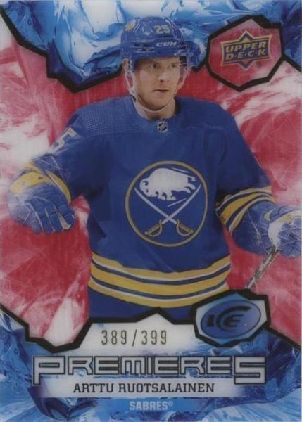 2021-22 Upper Deck Ice - Ice Premieres Red #213 Arttu Ruotsalainen /399 ...