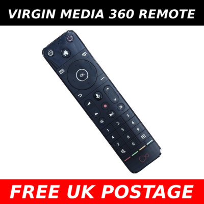 Virgin Media 360 TV Remote Control, Stream & TV 360 with Voice Control ...