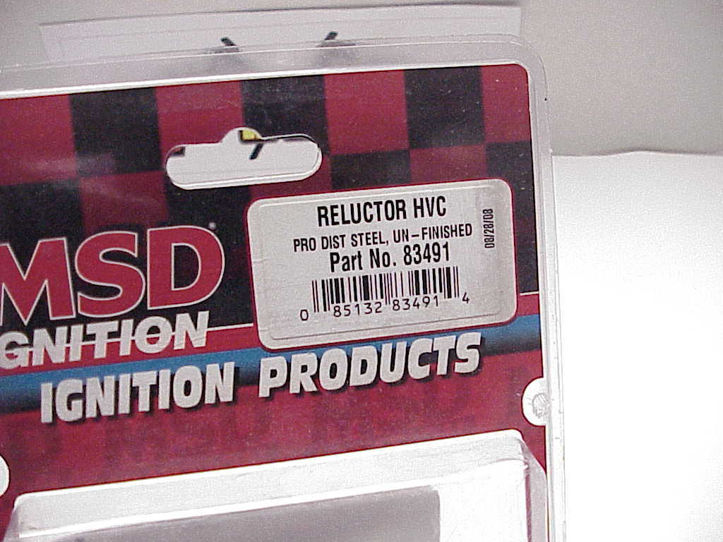 NEW MSD Ignition Reluctor HVC #83491 for Pro Billet Distributor NASCAR ...