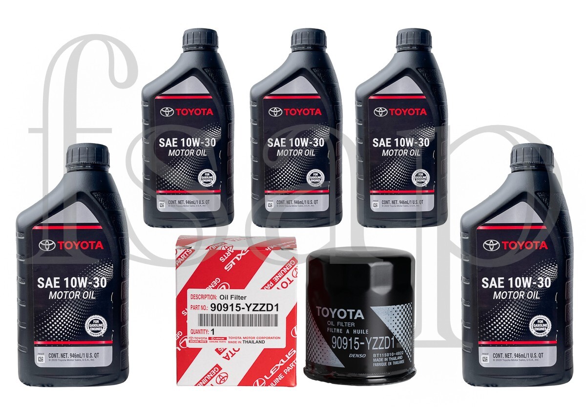 Toyota Oil Change Kit for 1996 Toyota Previa 2.4L L4 oil filter 90915 ...