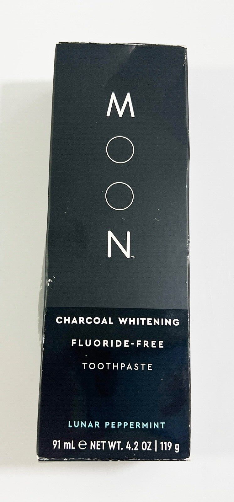 Moon Toothpaste Whitening Charcoal Activated Fluoride- Lunar Peppermint ...