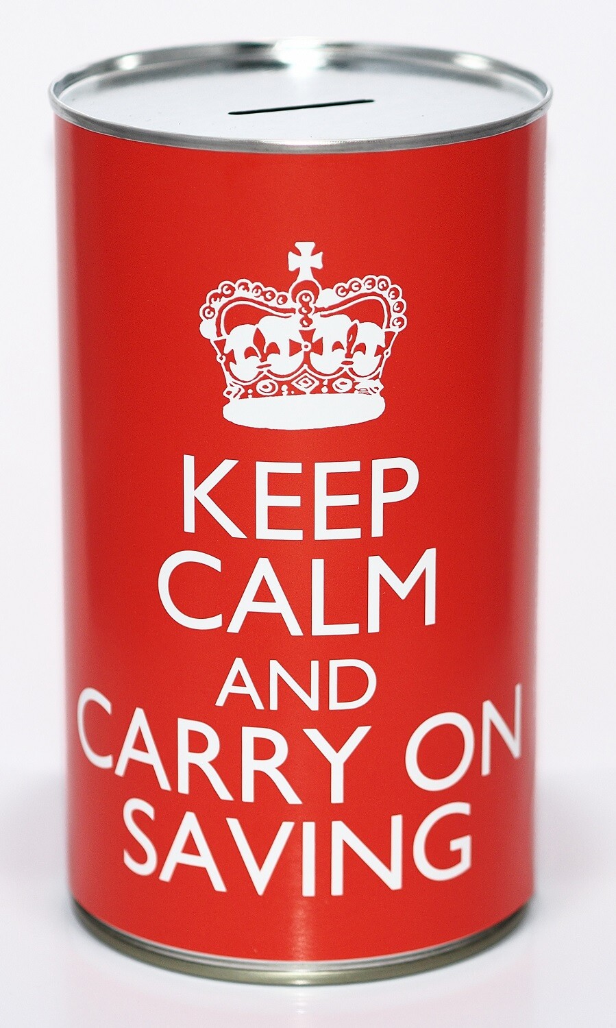 Keep Calm Carry on Saving Large 17.5cm Money Savings Tin Fund Holds ...