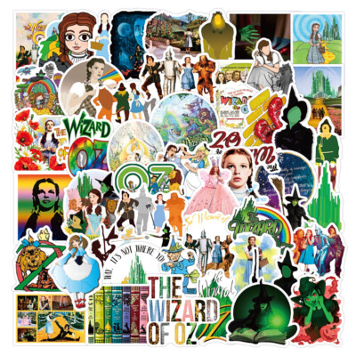 100Pcs The Wonderful Wizard of Oz Sticker for Adults Teens Girls Water ...
