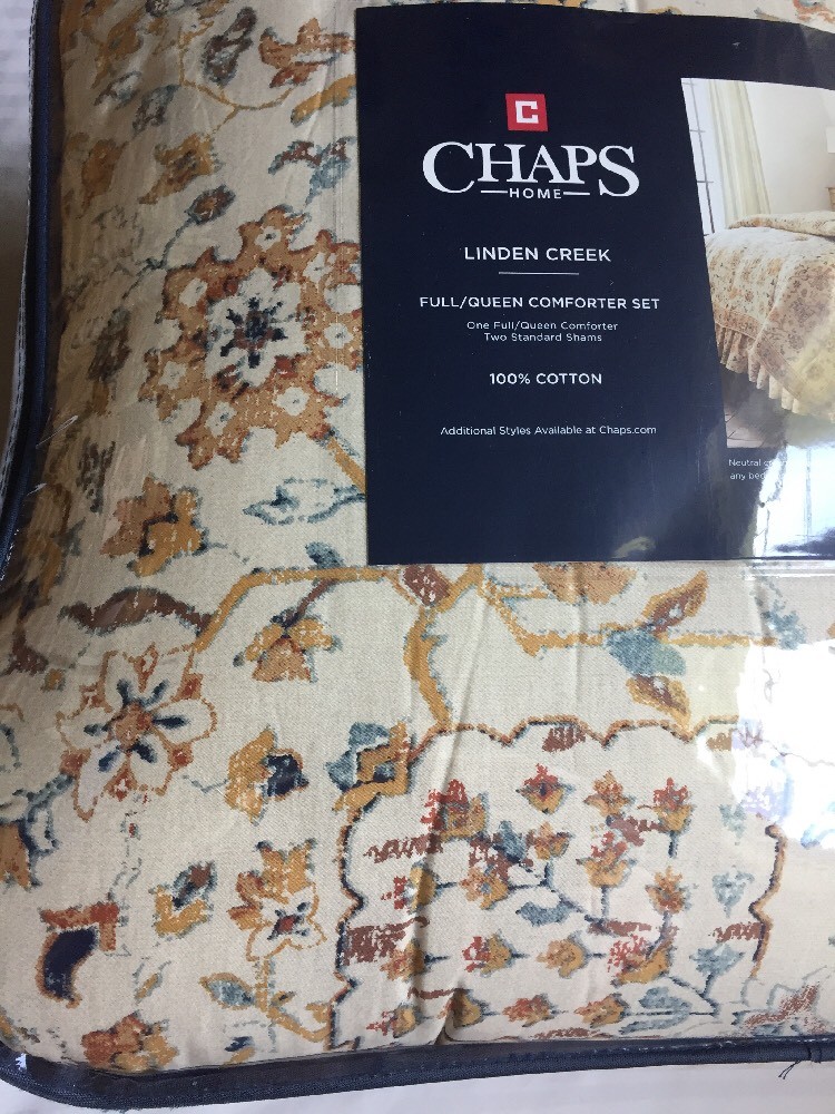 CHAPS Home "LINDEN CREEK" Comforter SET Size: QUEEN New 3 Piece Set | eBay