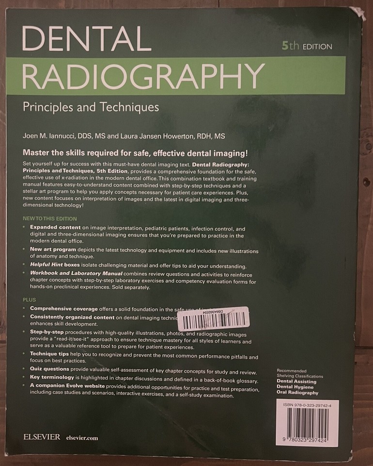 Dental Radiography Principles and Techniques- 5th Edition 9780323297424 ...