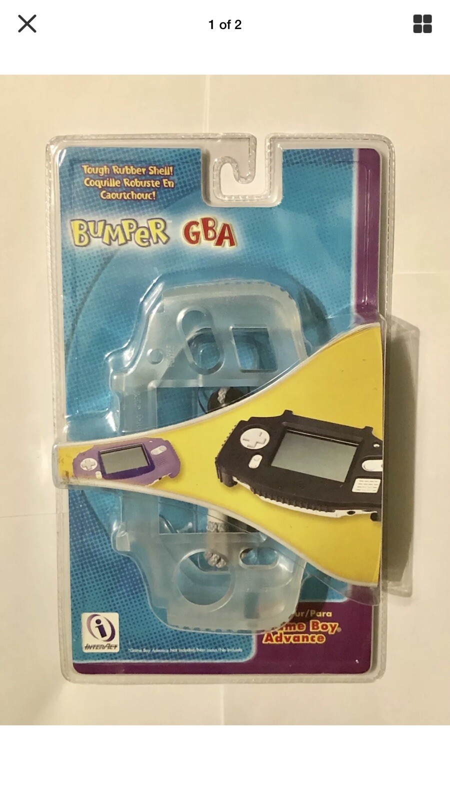 New Nintendo Gameboy Advance accessories Bumper Rubber Protective Case ...