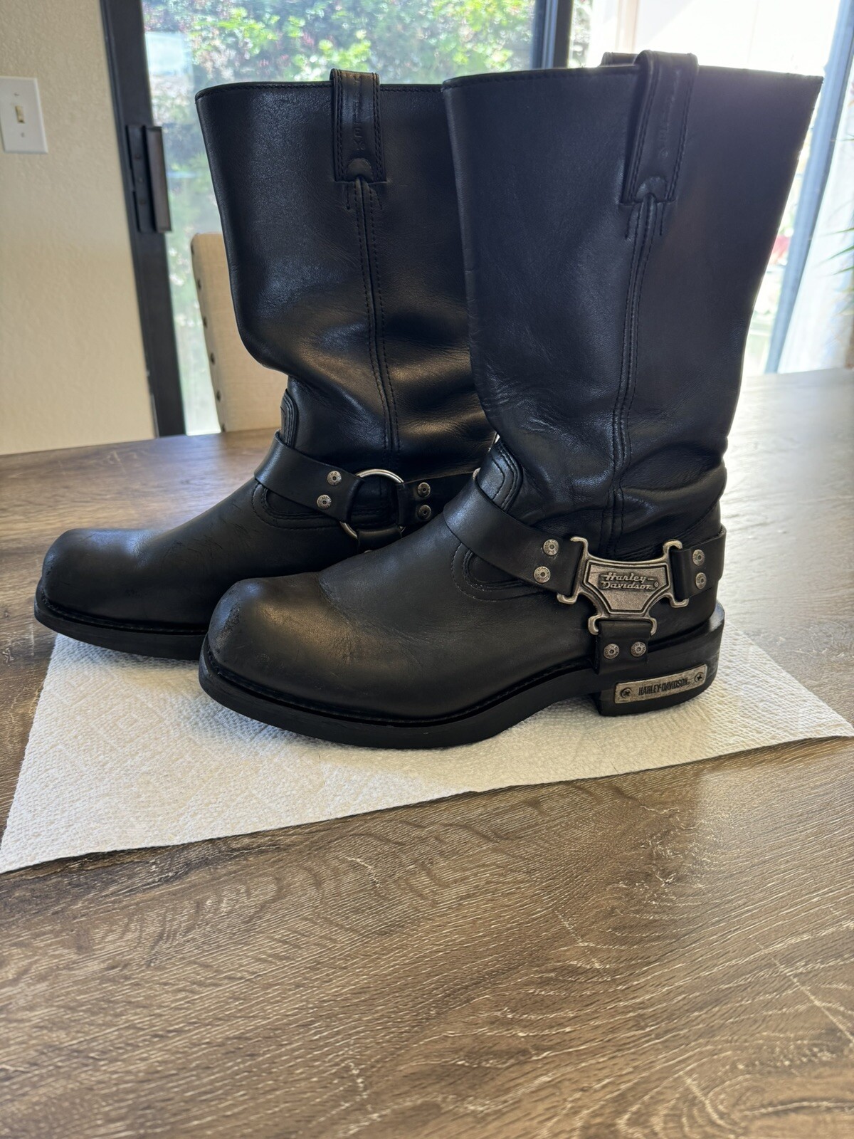 HARLEY DAVIDSON Leather Mega Moto Harness Boots Men… - Gem