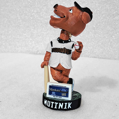 MUTTNIK Bobblehead Moondogs Dog Mascot Mankato MN Northwoods Baseball 4 ...