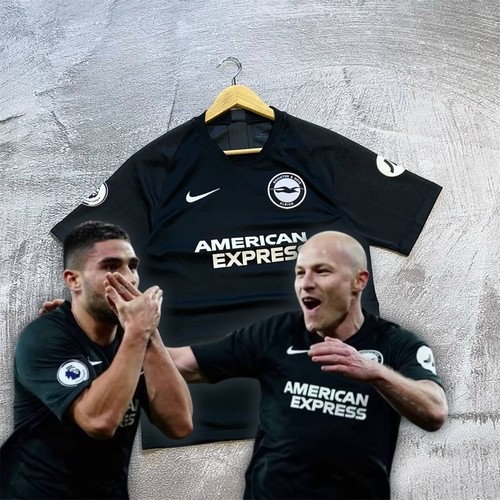 Nike Brighton 2019/20 Away Jersey Black Size M American Express | eBay