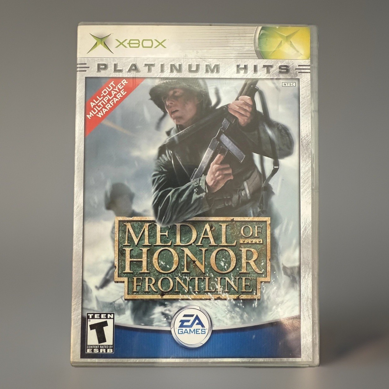 Medal of Honor Frontline Xbox Platinum Hits CIB Tested EA Games Vintage ...