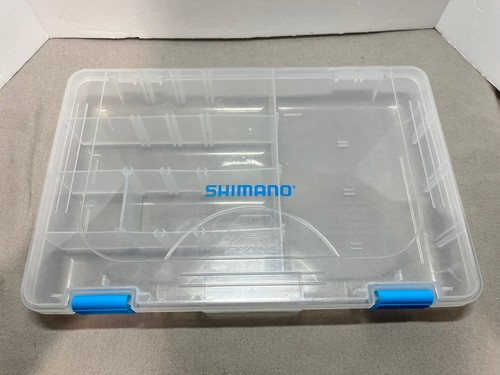 Shimano Lure Tackle Organizer Box Storage Box 11x7x2 With Dividers ...