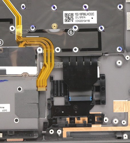 Lenovo ThinkPad X1 4th Gen Palmrest Cover Keyboard Turkish Grey ...