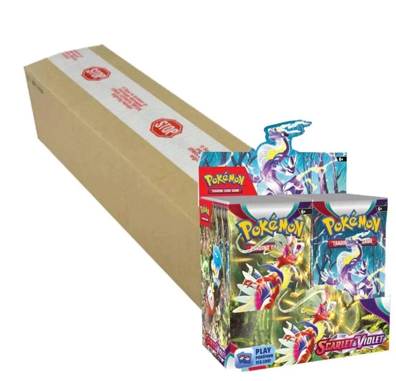 Pokemon TCG Scarlet & Violet Booster Box Sealed Case (total of 6 ...