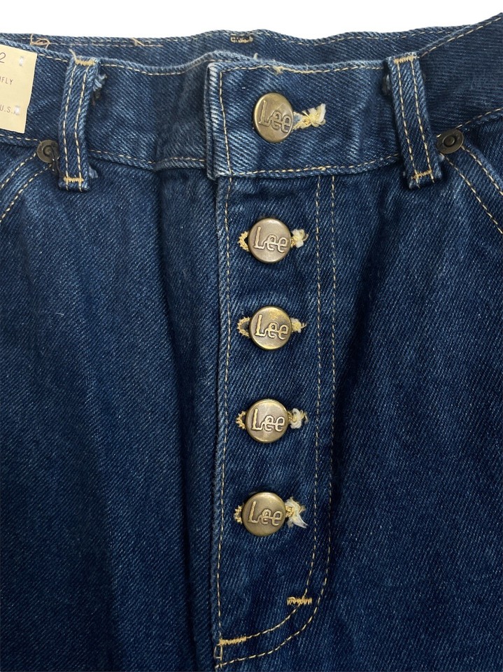 vintage lee casuals button fly jeans size 30x32 deadstock NWT 80s made ...