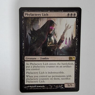 Phylactery Lich - M11 Core Set - MTG - MAGIC THE GATHERING - NM - RARE ...