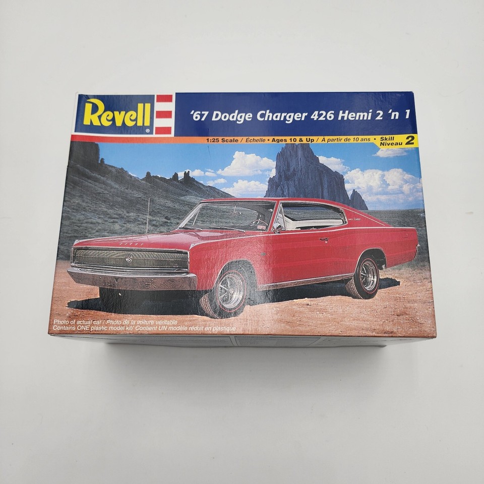 Revell 1/25 67 Dodge Charger 426 Hemi 85-7669 Parts Instruction Booklet ...