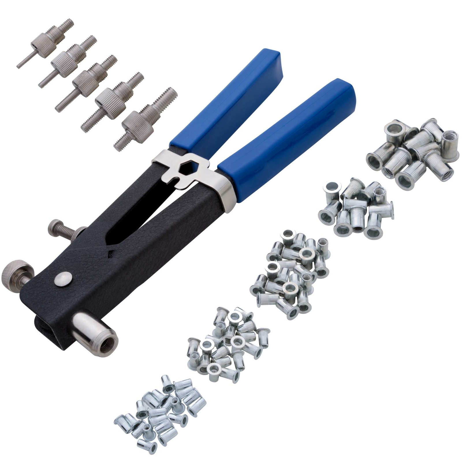 BlueSpot 86pc Threaded Rivet Nut Setting Insert Riveting Gun Rivnut ...