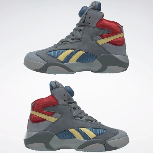 Reebok Shaq Attaq DC Comics Grey Red Superman Man of Steel HQ4587 Men's ...
