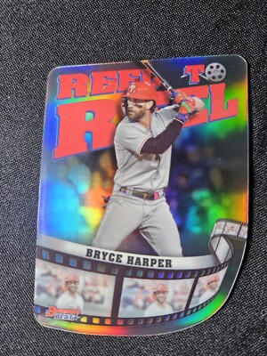 2023 Bowman's Best Bryce Harper Reel To Reel #RR-22 Phillies Holo | eBay