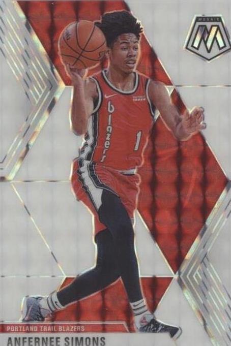 2019-20 Panini Mosaic - Anfernee Simons #65 White Prizm /25 for sale ...